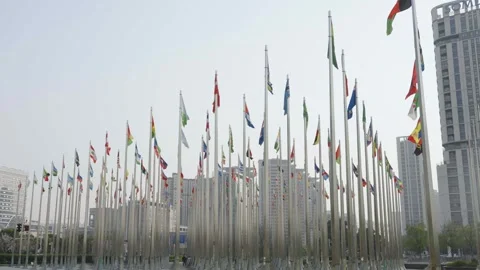 World national flags | Stock Video | Pond5
