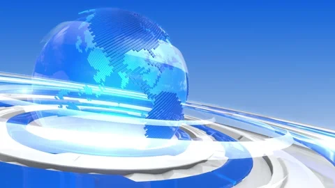 World News Studio Background | Stock Video | Pond5