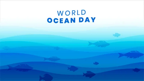 World Ocean Day Animation Loop HD | Stock Video | Pond5