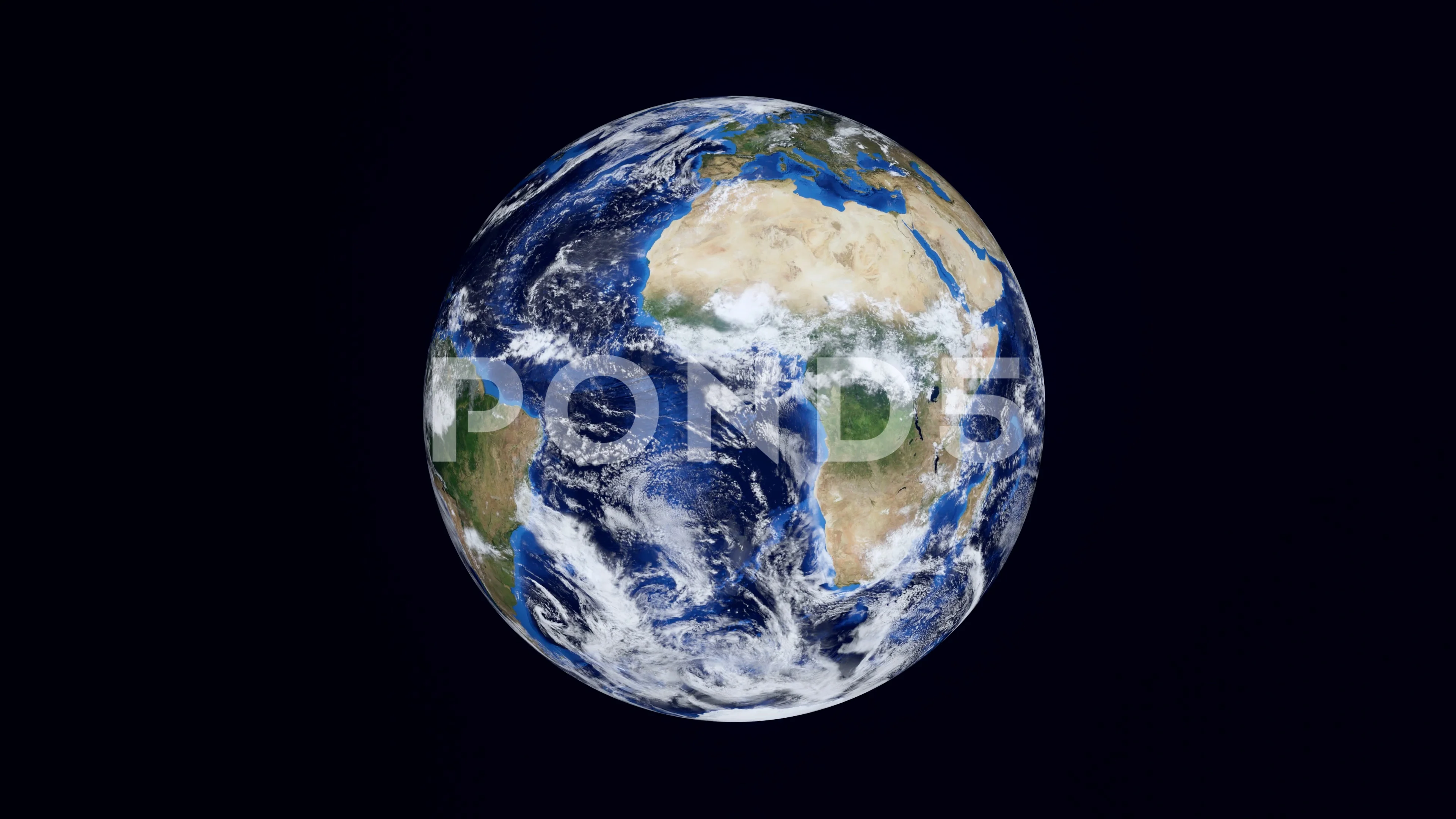 Animated Planet Spinning