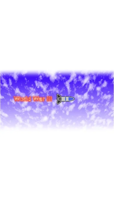 World war iii text animation over cloud ... | Stock Video | Pond5