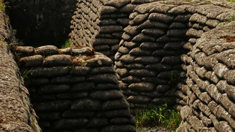 World war one battlefields on Western fr... | Stock Video | Pond5