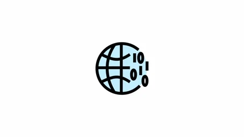 World wide web symbol - artificial intel... | Stock Video | Pond5
