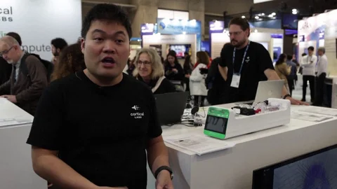 World's first computer running on living... | Stock Video | Pond5