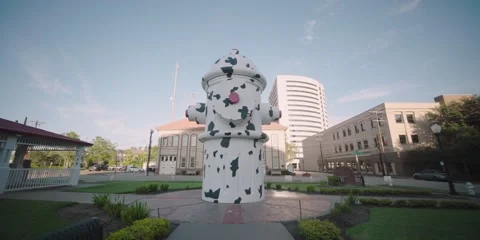 The worlds largest active fire hydrant i... | Stock Video | Pond5