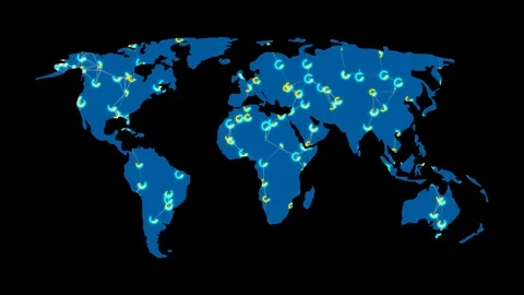 Infographics World Map Stock Footage ~ Royalty Free Stock Videos | Pond5