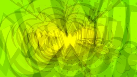 WOW Word On Green Screen Background Anim... | Stock Video | Pond5