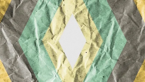 Wrinkled Paper Diamond Transition Animat... | Stock Video | Pond5