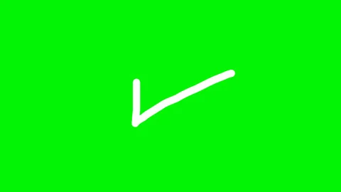 Write on check mark icon animation | Stock Video | Pond5