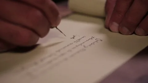 Calligraphy Stock Video Footage | Royalty Free Calligraphy Videos | Pond5