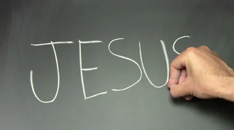 Jesus Writing Stock Footage ~ Royalty Free Stock Videos | Pond5