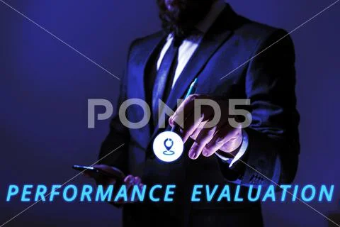 Writing displaying text Performance Evaluation. Internet Concept the development Stock Photo ...