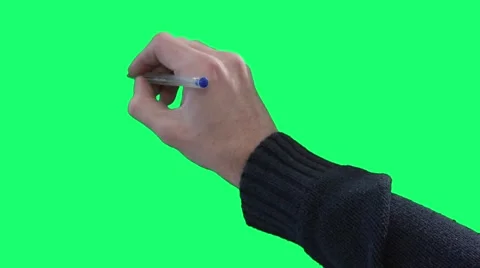 Writing Pen Green Screen Stock Footage ~ Royalty Free Stock Videos | Pond5