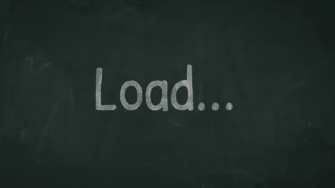 Writing word Load, drawing animation wit... | Stock Video | Pond5