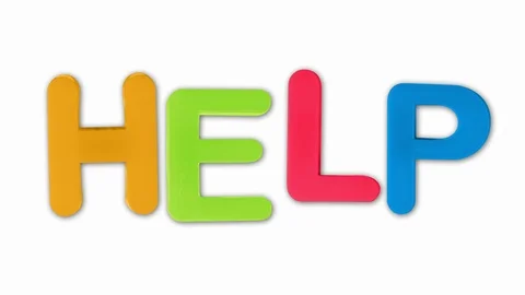 written help animated with plastic lette... | Stock Video | Pond5