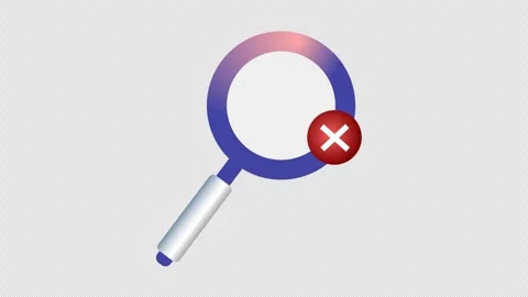 Wrong Check Mark Research Animation in T... | Stock Video | Pond5