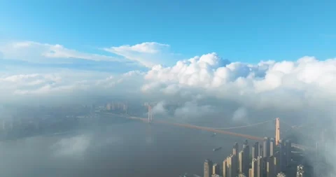 Wuhan Yangtze River and Han River of th... | Stock Video | Pond5