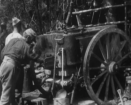 WW1 - French Soldiers Field Kitchen 01 | Stock Video | Pond5