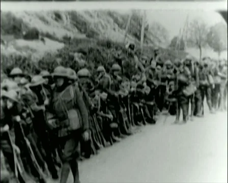 WW1 - US Troops - Inspection 01 | Stock Video | Pond5