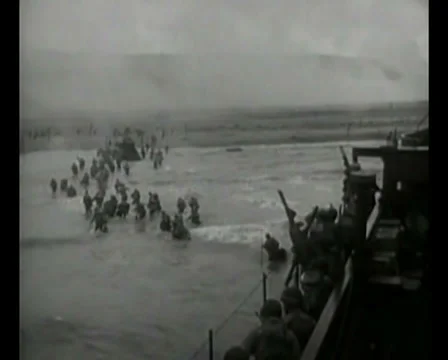 WW2 - 1944 - Operation Overlord D-Day - ... | Stock Video | Pond5