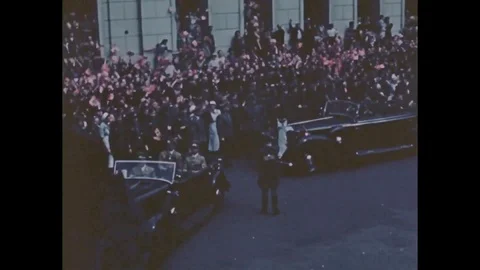 WW2 - Adolf Hitler motorcade - Hitler st... | Stock Video | Pond5