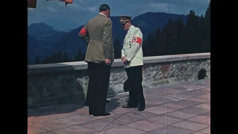 WW2 - Adolf Hitler in white uniform with... | Stock Video | Pond5