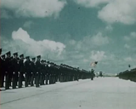 WW2 Color Footage - US soldiers receivin... | Stock Video | Pond5