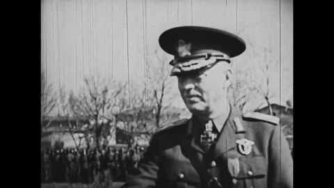 WW2 - General Erich von Manstein handsha... | Stock Video | Pond5