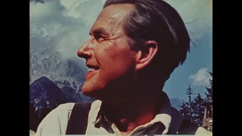 WW2 - German actor Paul Richter film sce... | Stock Video | Pond5