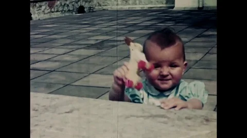 WW2 - Little child Easter egg hunt on Hi... | Stock Video | Pond5