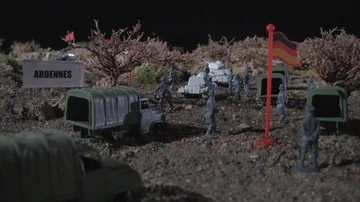 WW2 -Miniature scale model of the Battle... | Stock Video | Pond5