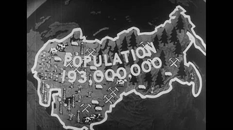 WW2 Russia Map Animation | Stock Video | Pond5