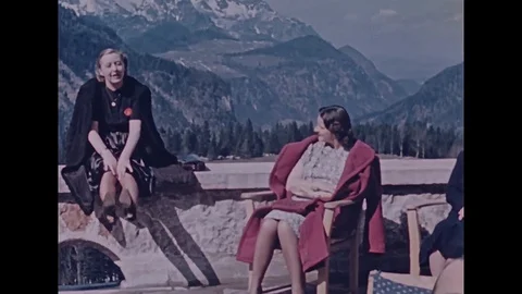 WW2 - Secrataries of Adolf Hitler sit on... | Stock Video | Pond5