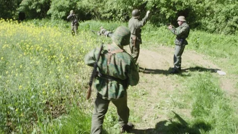 Captured German Soldiers Stock Video Footage | Royalty Free Captured ...