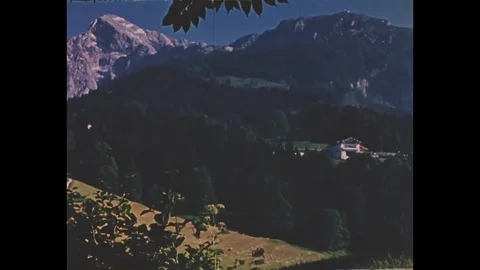 WW2 - View of landscape and Adolf Hitler... | Stock Video | Pond5