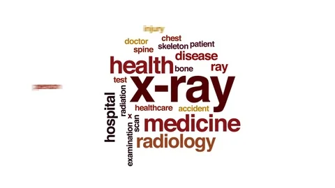 X-ray animated word cloud, text design a... | Stock Video | Pond5