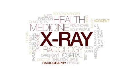 X-ray animated word cloud, text design a... | Stock Video | Pond5