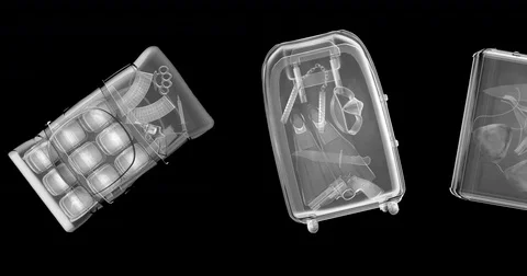 Luggage X Ray Stock Video Footage | Royalty Free Luggage X Ray Videos ...