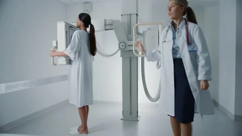 X Ray Scanning Procedure Female Patient ... | Stock Video | Pond5