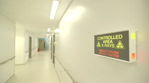 X-ray Sign - Radiation Do Not Enter On O... | Stock Video | Pond5