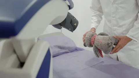 An X-ray of a teddy bear, doctors do an ... | Stock Video | Pond5