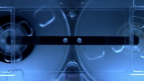 Xray clear VHS video tape | Stock Video | Pond5
