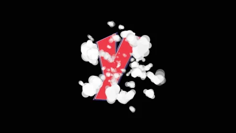 Y Alphabet Comic Letter, with Alpha Matt... | Stock Video | Pond5