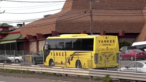 Yankee motorcoach passenger bus lines, h... | Stock Video | Pond5