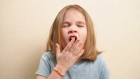 Little Girl Yawning Stock Videos – Royalty-Free HD & 4K Videos | Pond5