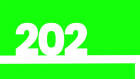 Year Counter From 2003 to 2024 Animation... | Stock Video | Pond5