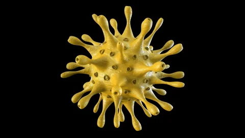 Yellow 3D viral animation | Stock Video | Pond5