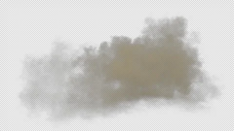 Yellow Ambient Dust 1 on Transparent Bac... | Stock Video | Pond5