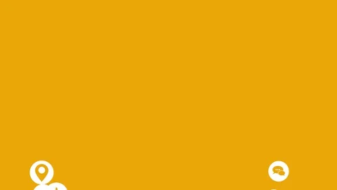 Yellow background animation interface wi... | Stock Video | Pond5