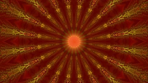 Yellow beams of light emanate from the c... | Stock Video | Pond5